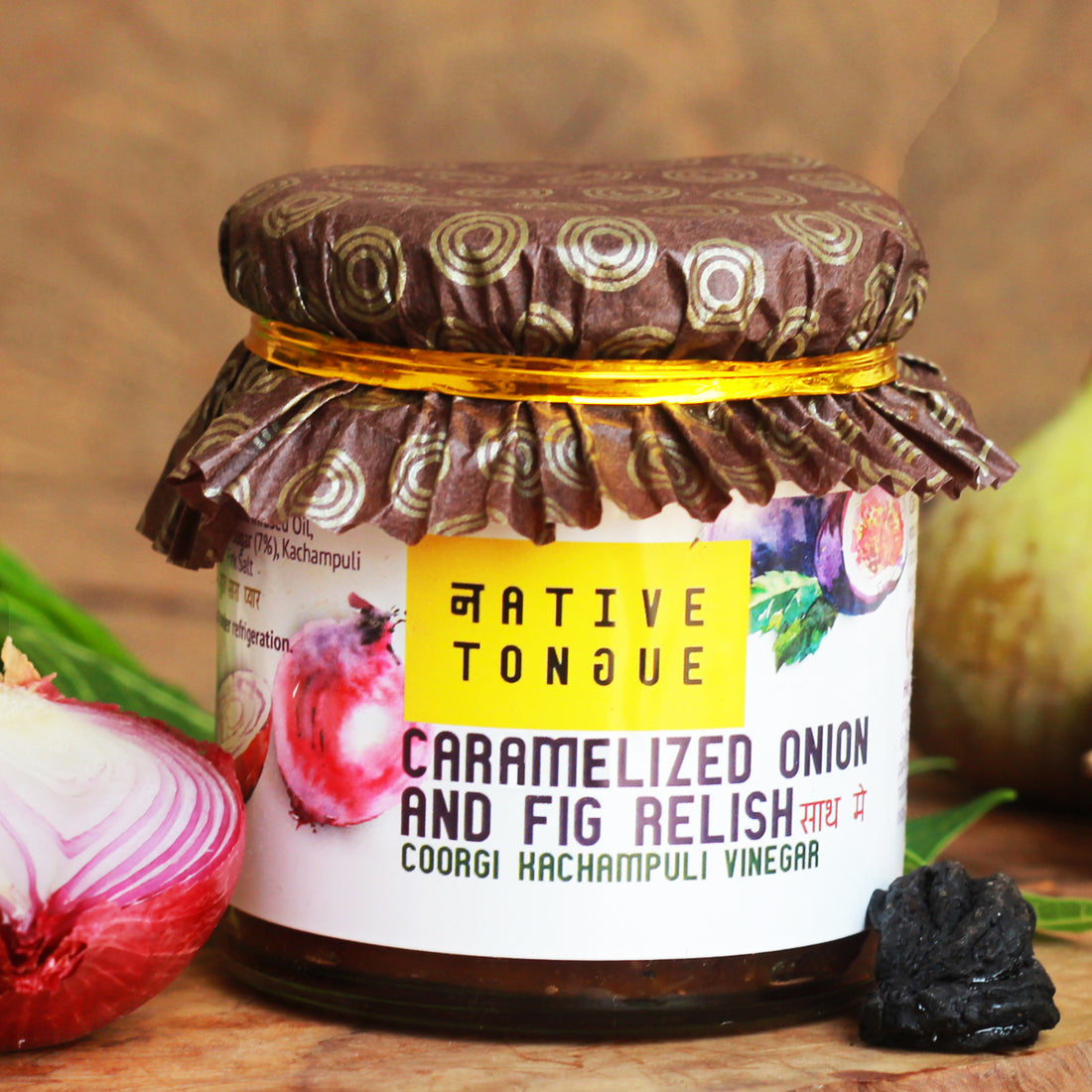 Caramelized Onion And Fig Relish With Kachampuli Vinegar – Native Tongue