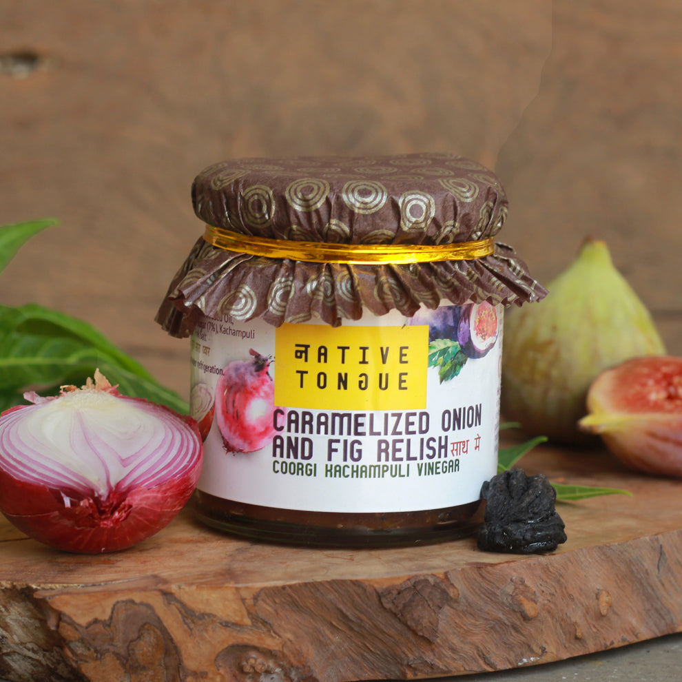 Caramelized Onion And Fig Relish With Kachampuli Vinegar – Native Tongue