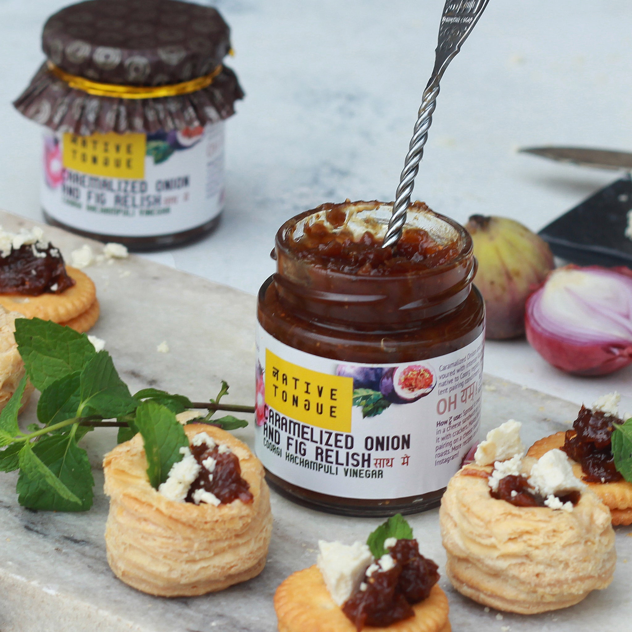 Caramelized Onion And Fig Relish With Kachampuli Vinegar – Native Tongue